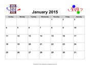 Free Holiday Graphic Calendars